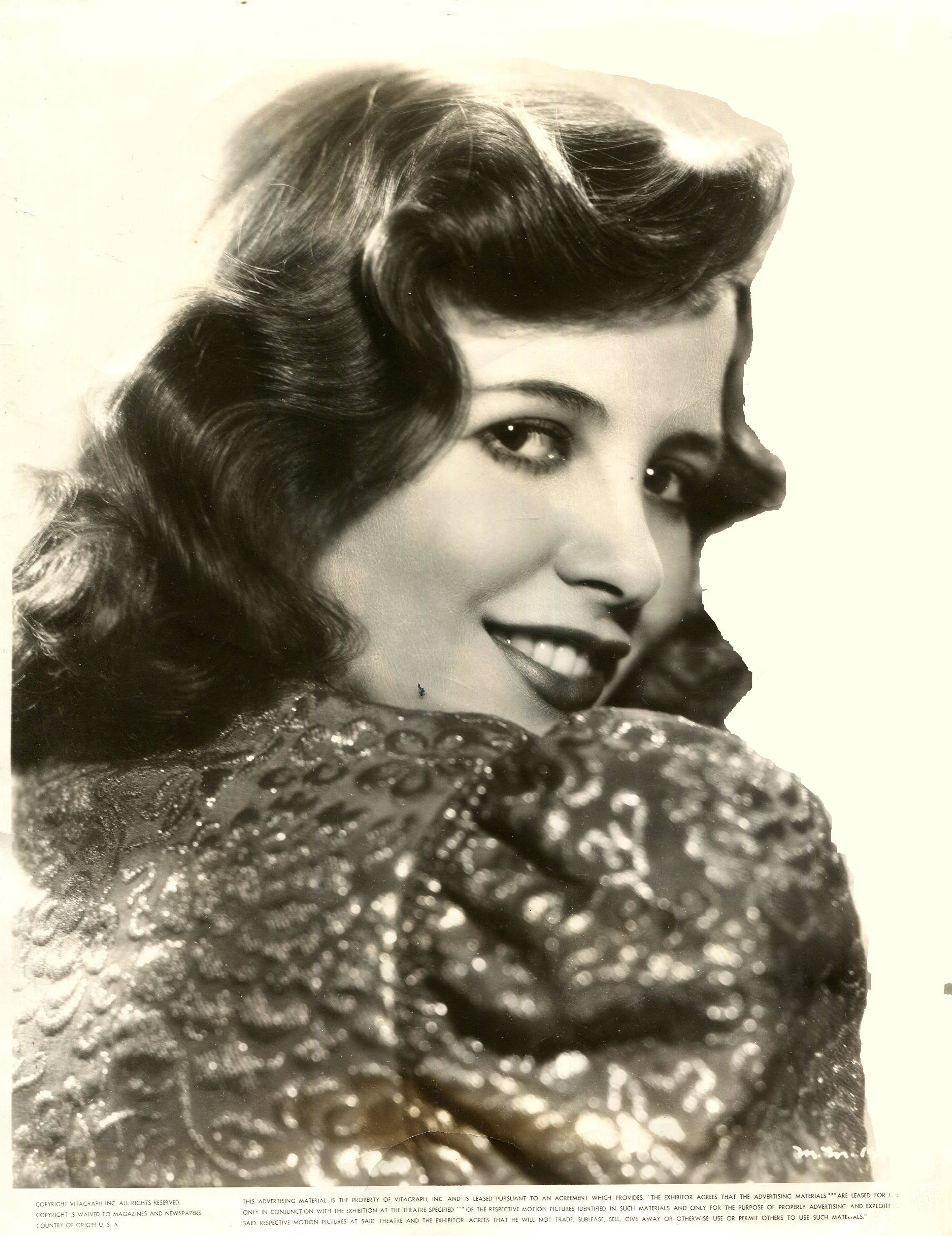 Mary in 1937. Warner Bros photo 1 – Forgotten Australian Actors